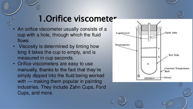 Viscosity and viscometer