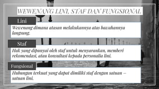 kekuasaan wewenang delegasi dan tanggung jawab | PPT | Free Download