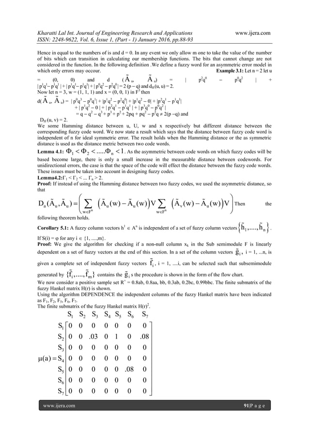 Application of Fuzzy Algebra in Coding Theory | PDF