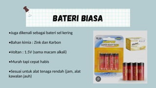 Penggunaan bateri sel kering dalam kehidupan seharian | PDF