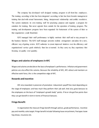 (HRM)_processes of KFC .docx