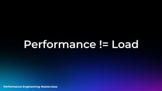 Performance Engineering Masterclass: Introduction to Modern Performance ...