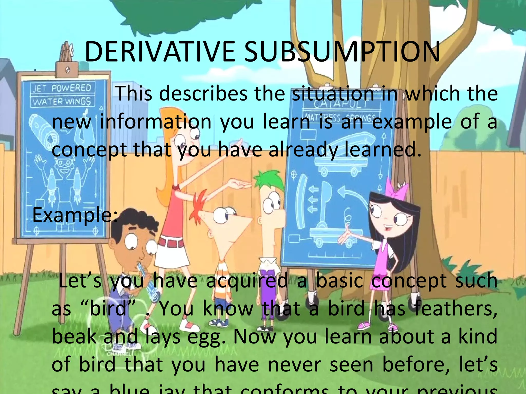 Ausubel's Subsumption Theory | PPT