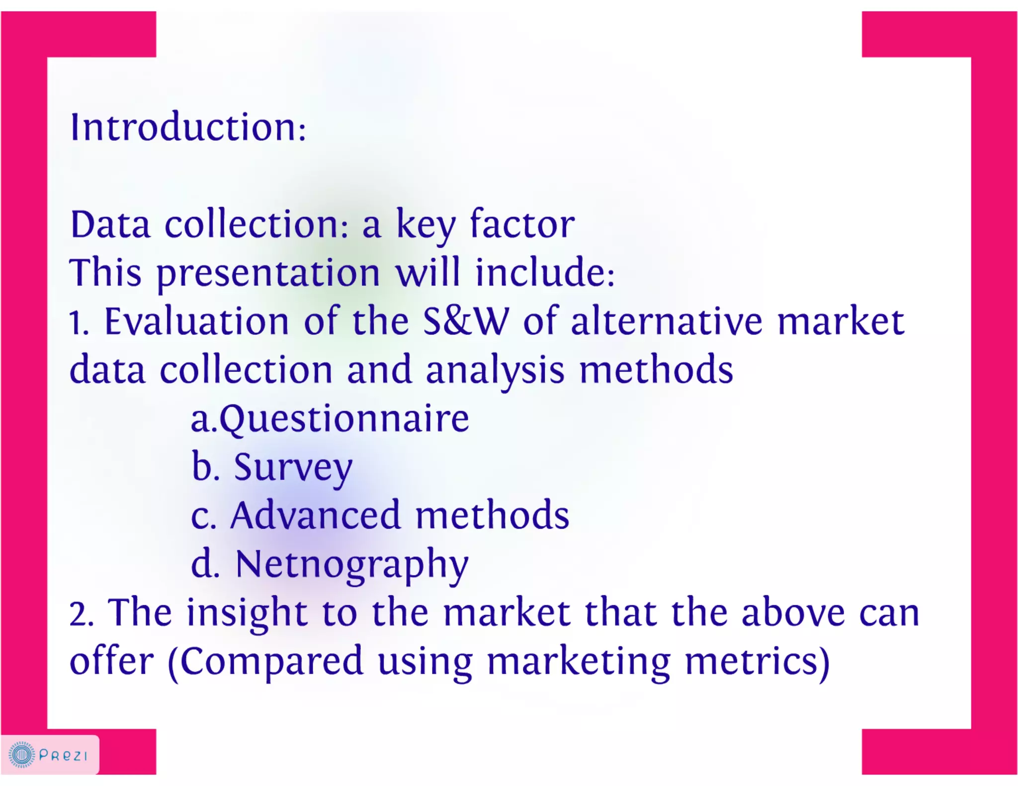 Market data collection methods | PPT