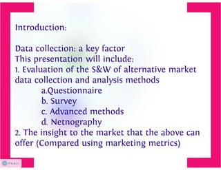 Market data collection methods | PPT