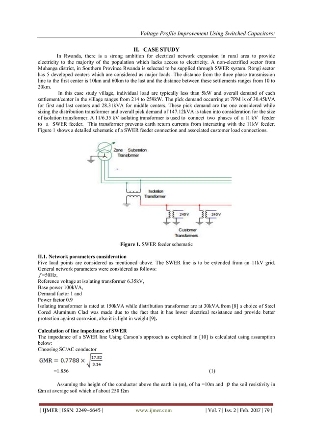 Voltage Profile Improvement using Switched Capacitors: Case of Single Wire Earth Return ...