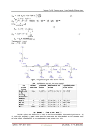 Voltage Profile Improvement using Switched Capacitors: Case of Single Wire Earth Return ...