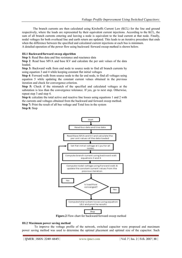 Voltage Profile Improvement using Switched Capacitors: Case of Single Wire Earth Return ...