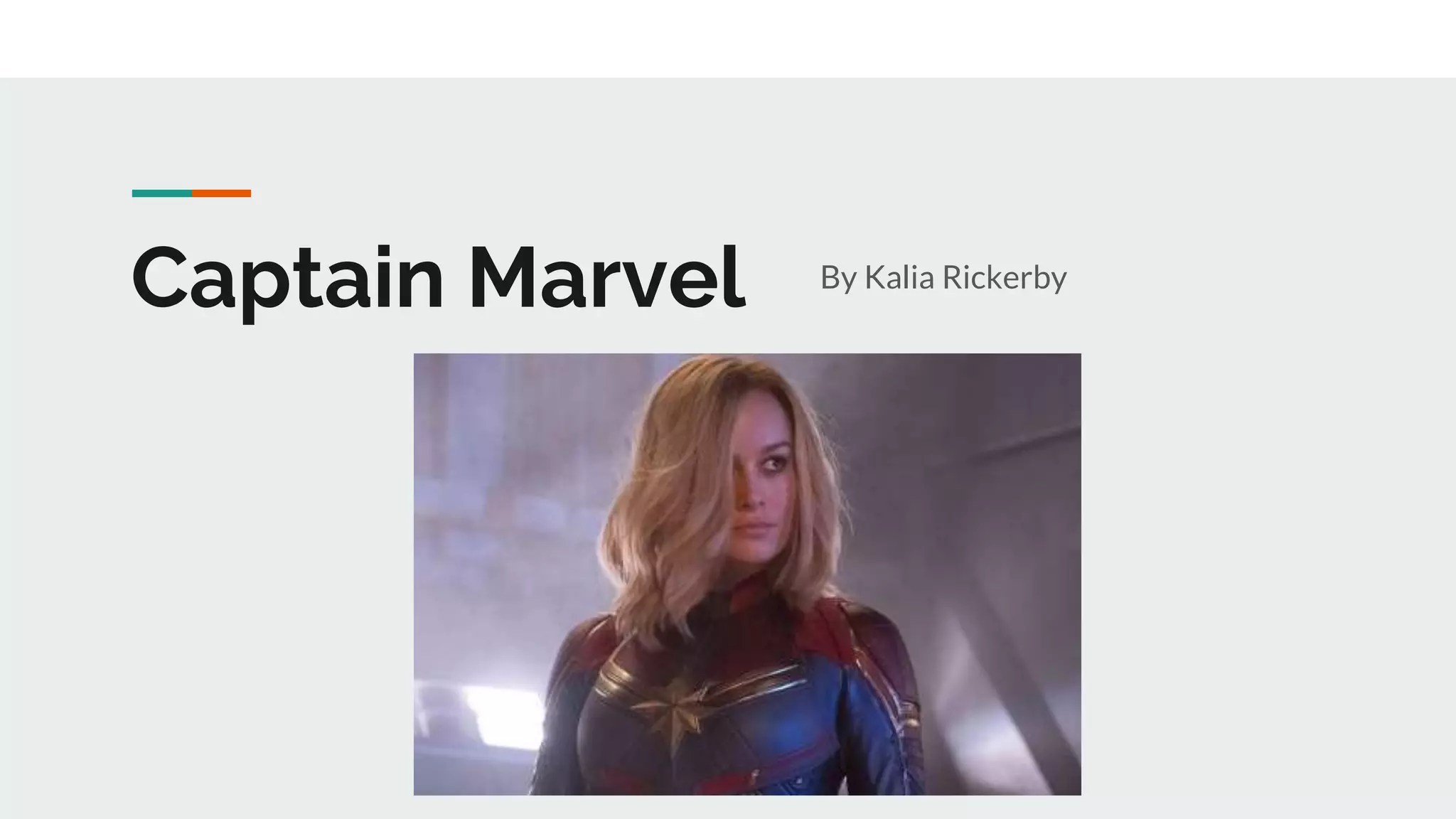 Captain marvel | PPTX