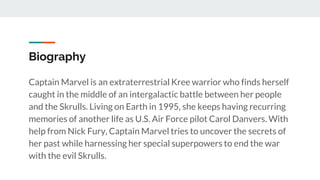Captain marvel | PPTX