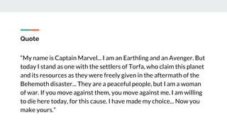 Captain marvel | PPTX