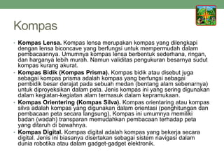 Materi MGR - Orientasi Dan Navigasi Darat | PPTX