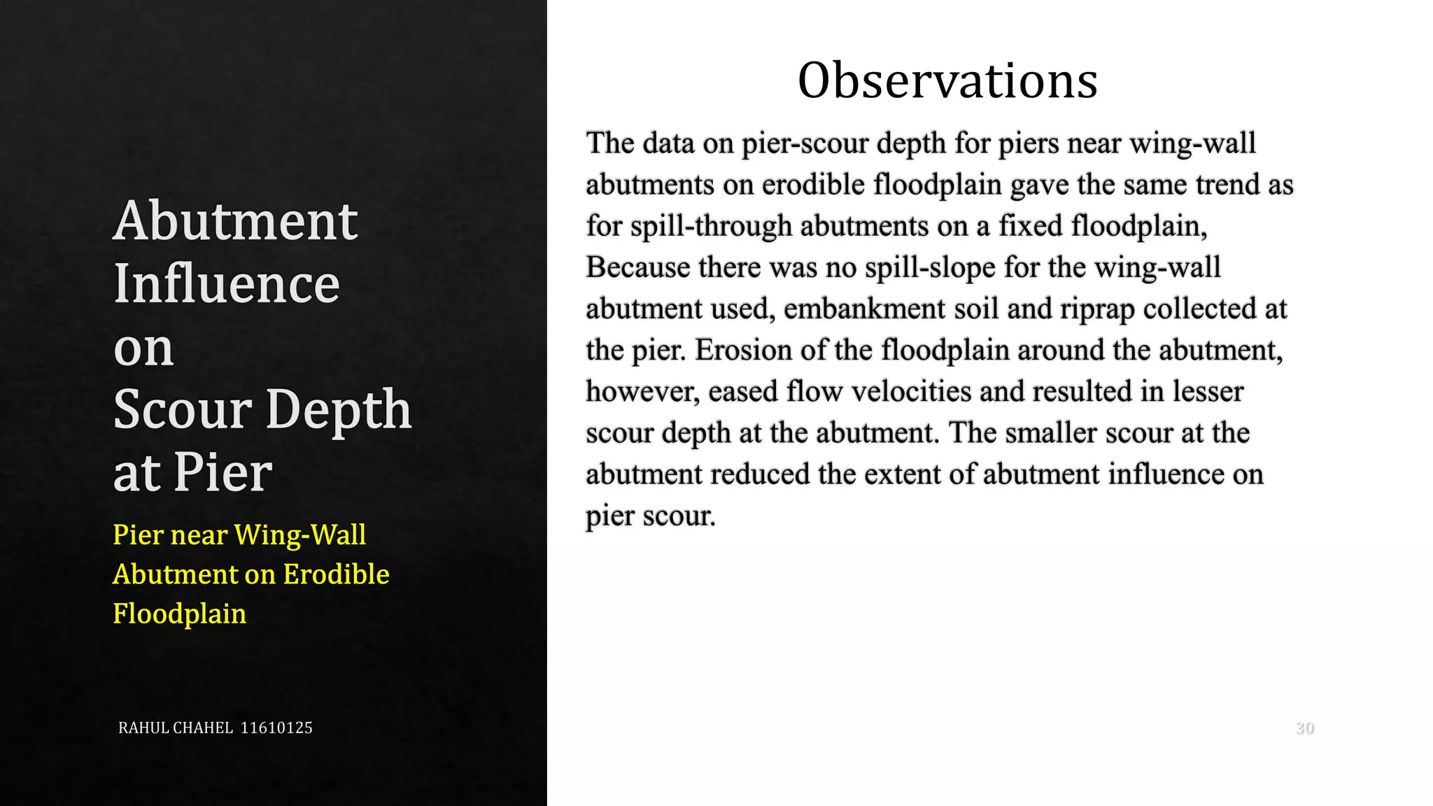 Abutment and pier_scouring | PPTX