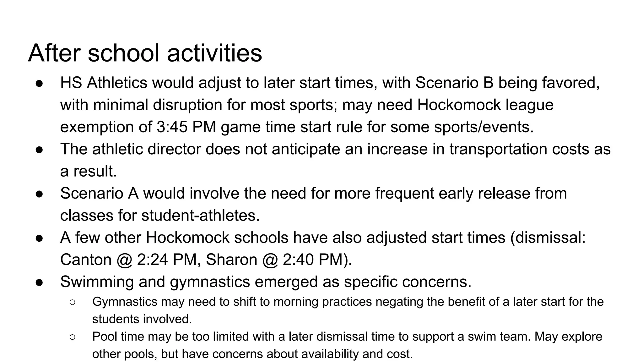 School Start Time Recommendation | PDF