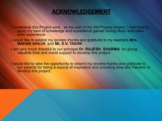 Physics project on cyclotron class 12th | PPTX