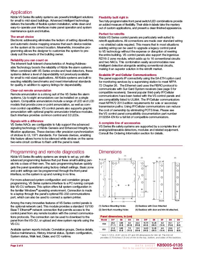 K85005-0135 -- VS Series Intelligent Fire Alarm Systems.pdf