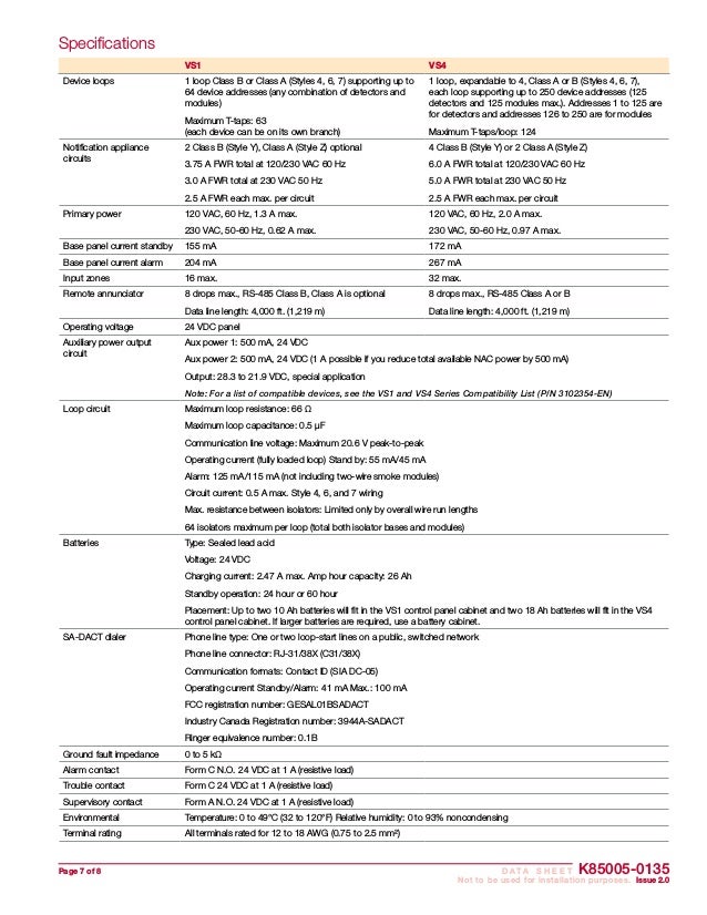 K85005-0135 -- VS Series Intelligent Fire Alarm Systems.pdf