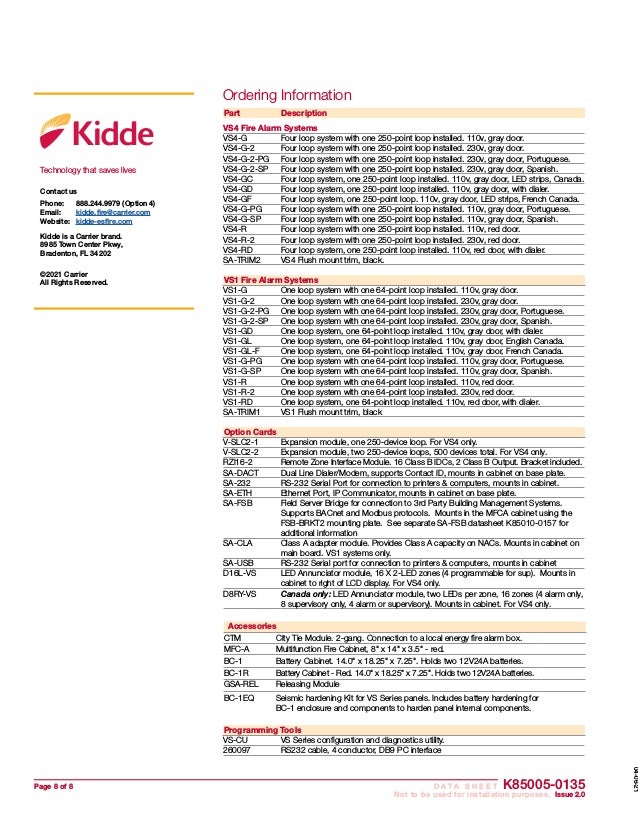 K85005-0135 -- VS Series Intelligent Fire Alarm Systems.pdf
