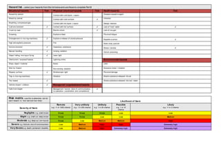Film Day Risk Assessment | PPT