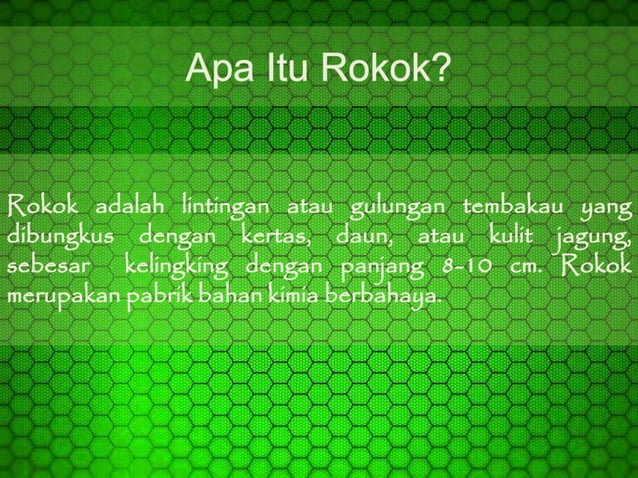 Rokok | PPT