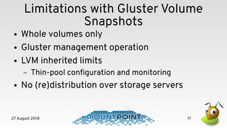 Approaches for duplicating Kubernetes Storage with Gluster | PPT