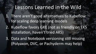 Kubeflow and Data Science in Kubernetes | PPT