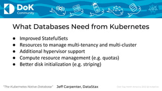 The Kubernetes Native Database | PDF