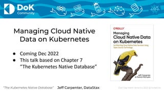 The Kubernetes Native Database | PDF