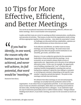 Rehr -how_to_lead_better_meetings | PDF