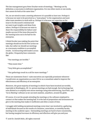 Rehr -how_to_lead_better_meetings | PDF