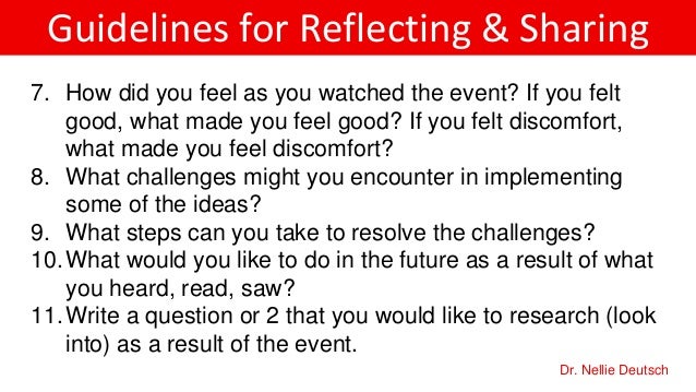 Reflect on Events