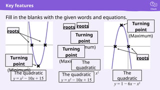 Quadratics Intro powerpoint for GCSE Students | PPTX