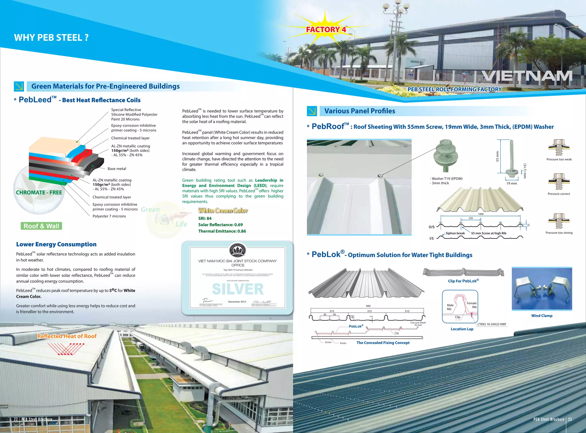 PEB Steel Buildings_English version Brochure (Jan 2015) | PDF