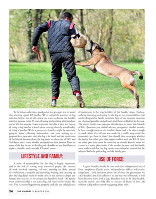 A Guide to Selecting a K9 Handler | PDF