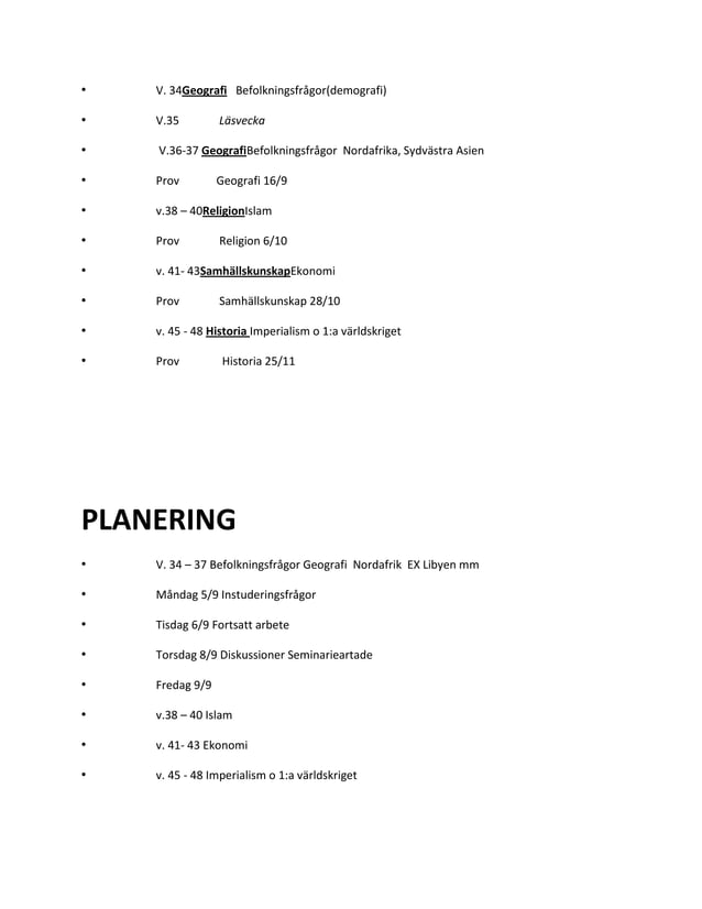 åK 9 planering ht 2012 so | DOCX