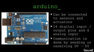 Controlling the world with Arduino & JavaScript | PPTX