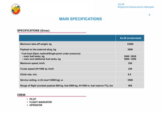 Ka-28 Shipborne Antisubmarine Helicopter | PDF