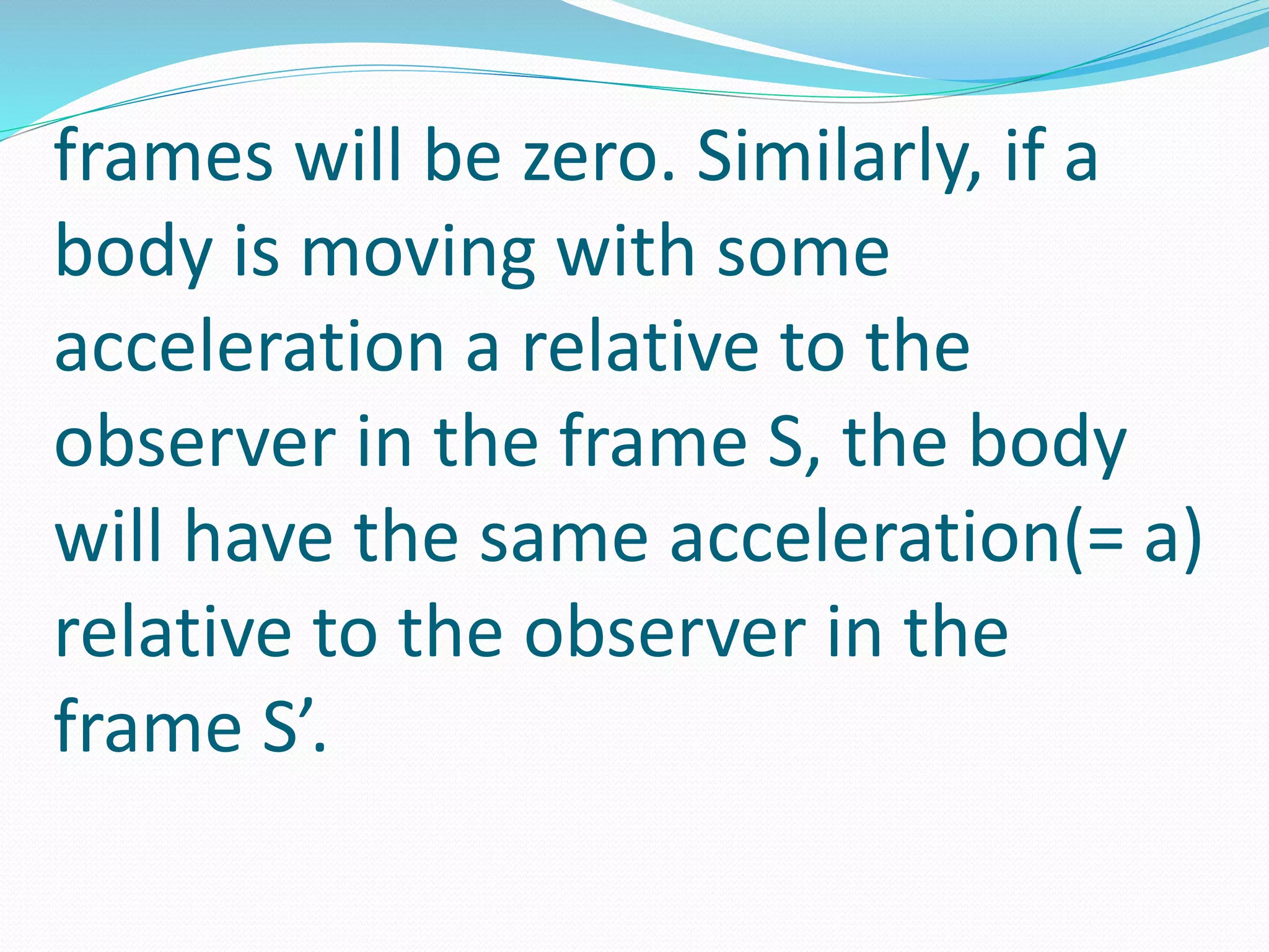 INERTIAL FRAM OF REFERENCE Ka2 | PPTX