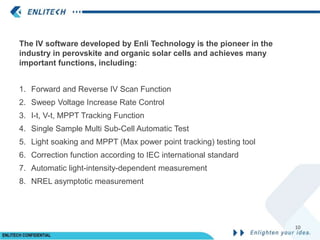 KA6000 – the most comprehensive iv measuring and analysis software for ...