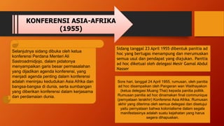 Konferensi asia afrika yang berada di bandung | PPT