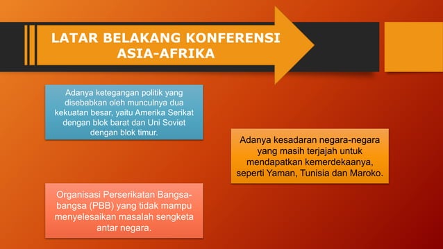 Konferensi asia afrika yang berada di bandung | PPT