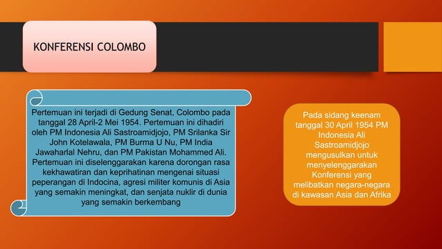 Konferensi asia afrika yang berada di bandung | PPT