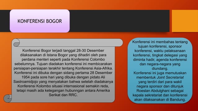 Konferensi asia afrika yang berada di bandung | PPT