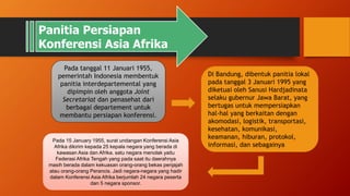 Konferensi asia afrika yang berada di bandung | PPT