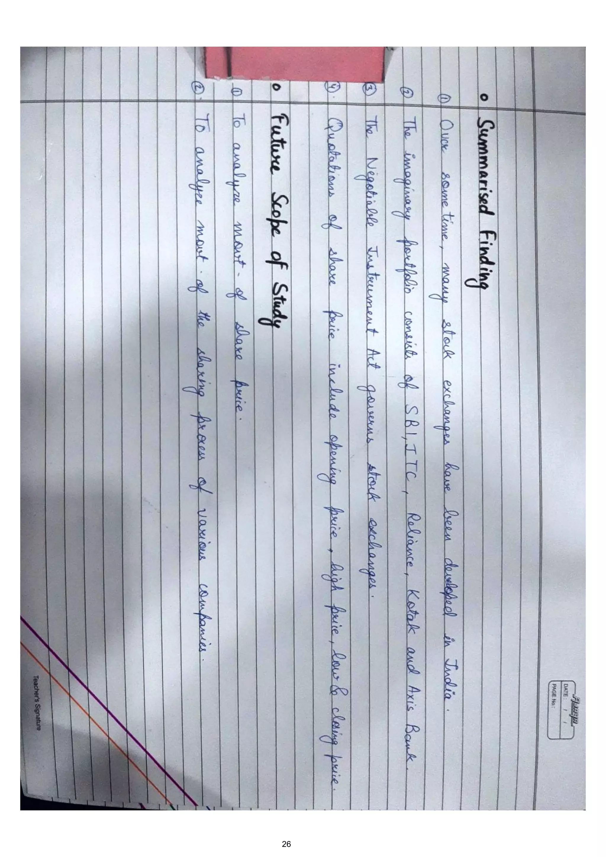 BST Project Class XII on Stock Exchange. | PDF