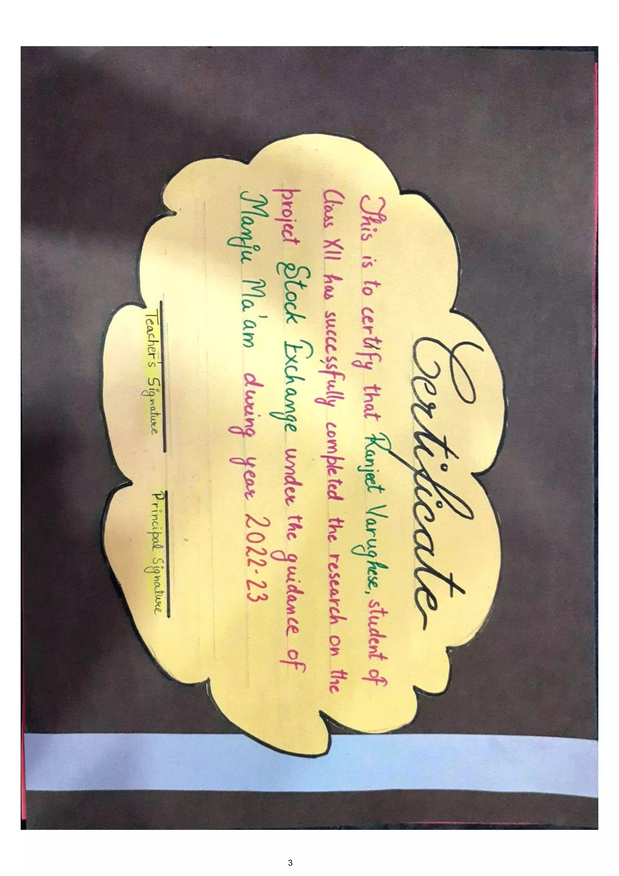 BST Project Class XII on Stock Exchange. | PDF