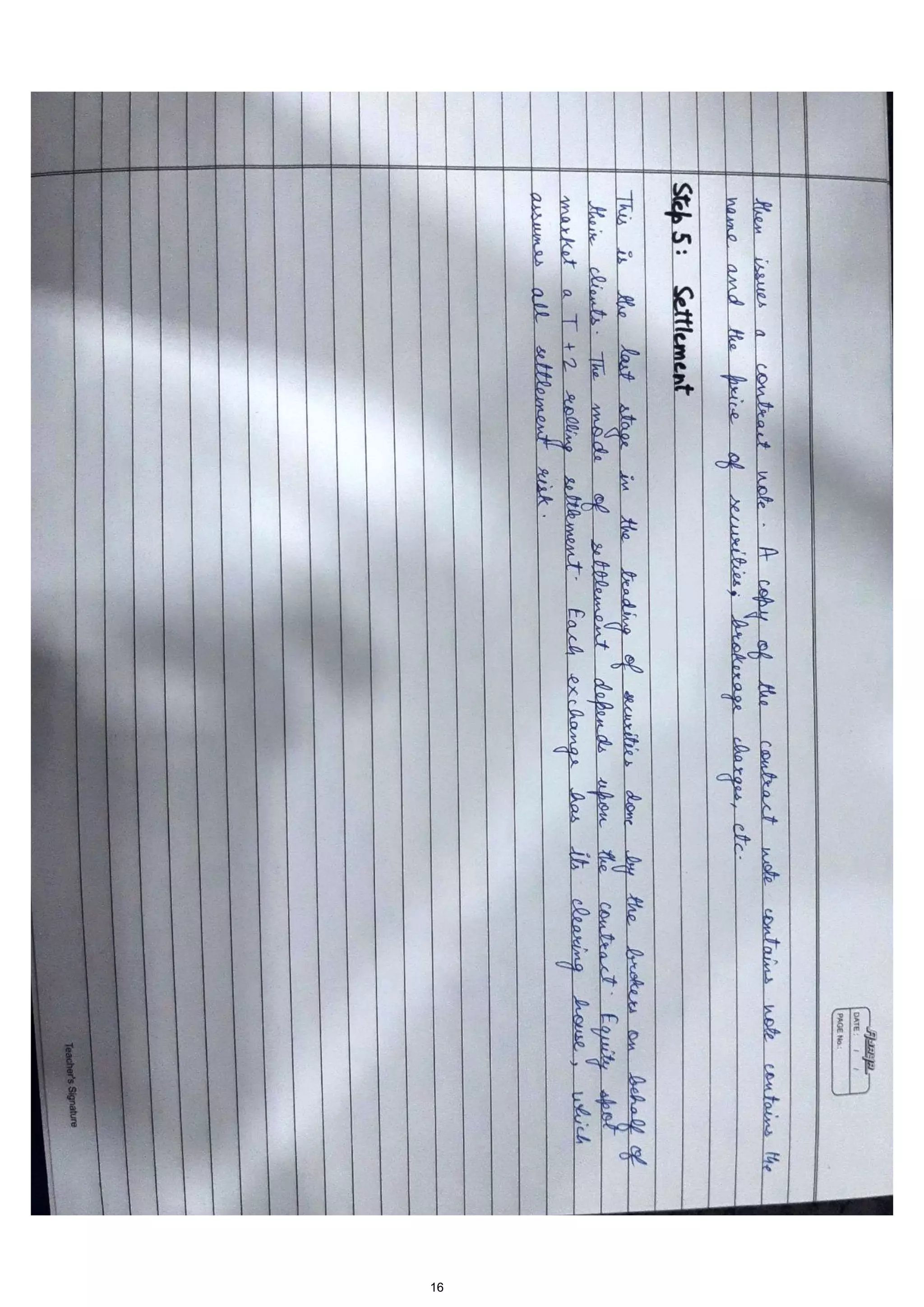 Business studies project Class Xii (12) on stock exchange | PDF