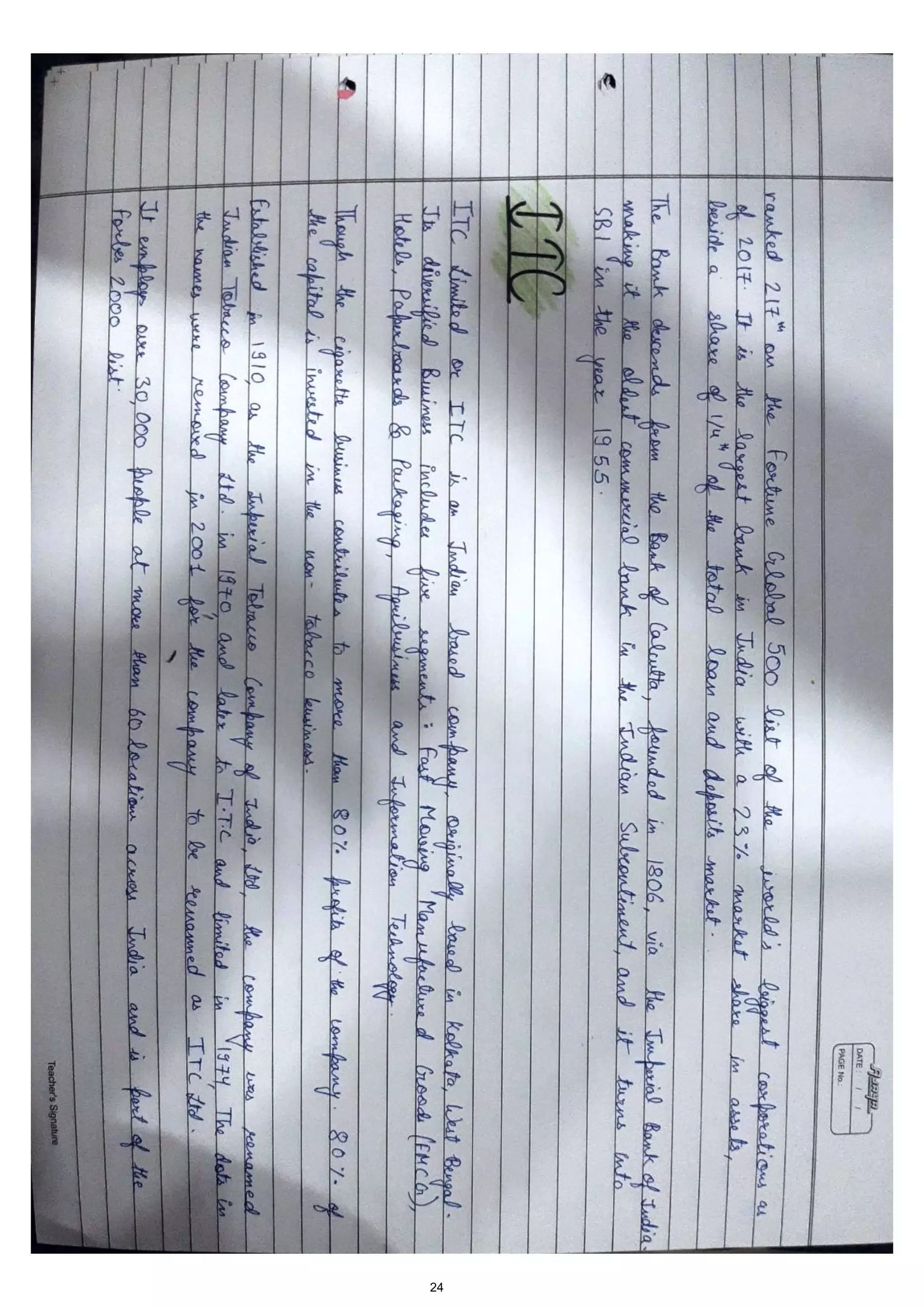 Business studies project Class Xii (12) on stock exchange | PDF