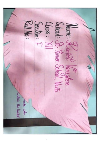 Business studies project Class Xii (12) on stock exchange | PDF