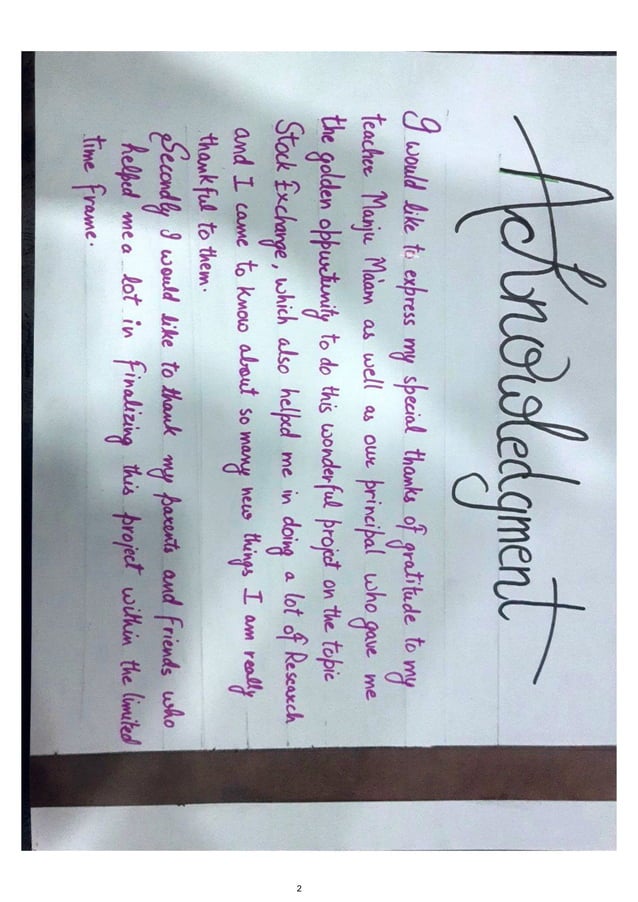 Business studies project Class Xii (12) on stock exchange | PDF